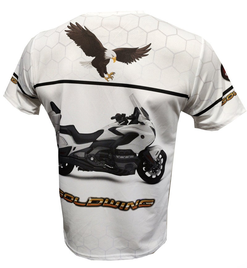 GL 1800 Goldwing Carbon Look Tourer 3d All Over Print T-shirt Overall ...