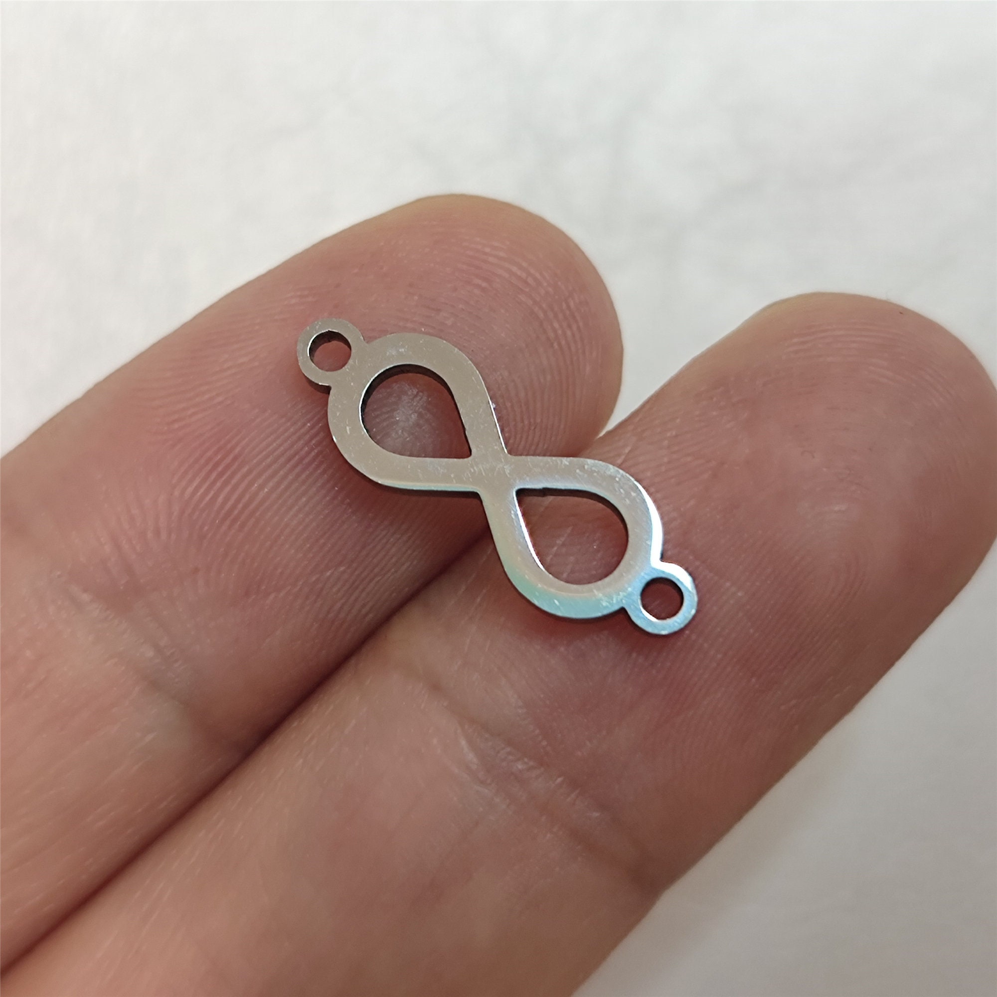 Infinite Connector Charm Stainless Steel for Jewelry Making - Etsy