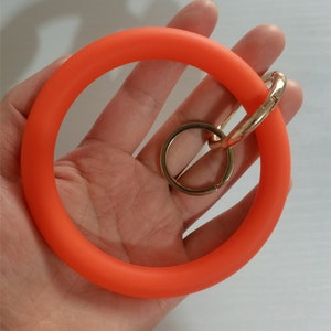 Silicone Bangle Keychain, Key Holder, Silicone Bracelet Wrist Strap ...