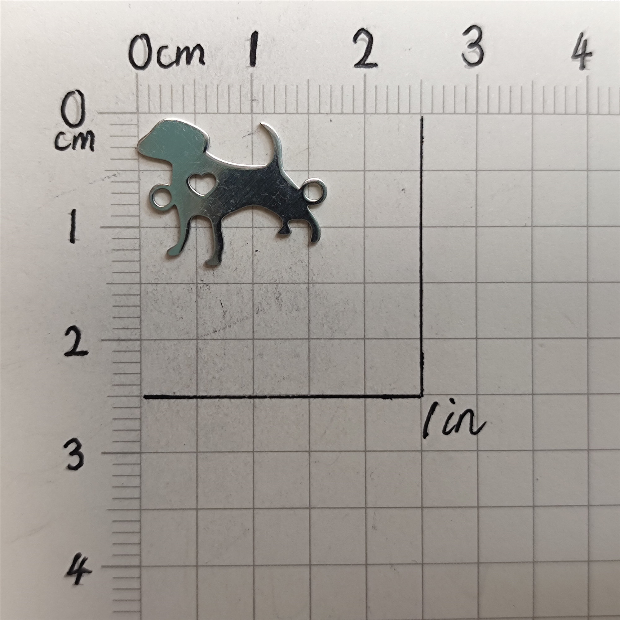Love Dog Connector Stainless Steel for Jewelry Making - Etsy
