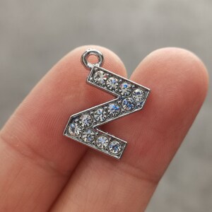 Letters A-Z Alphabet Charm, Letter Initial Charm Set, Large Letter ...