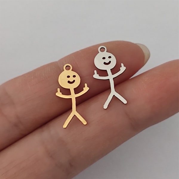 Middle Finger Stickman - Etsy