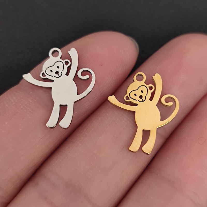 Monkey Charm - Etsy UK