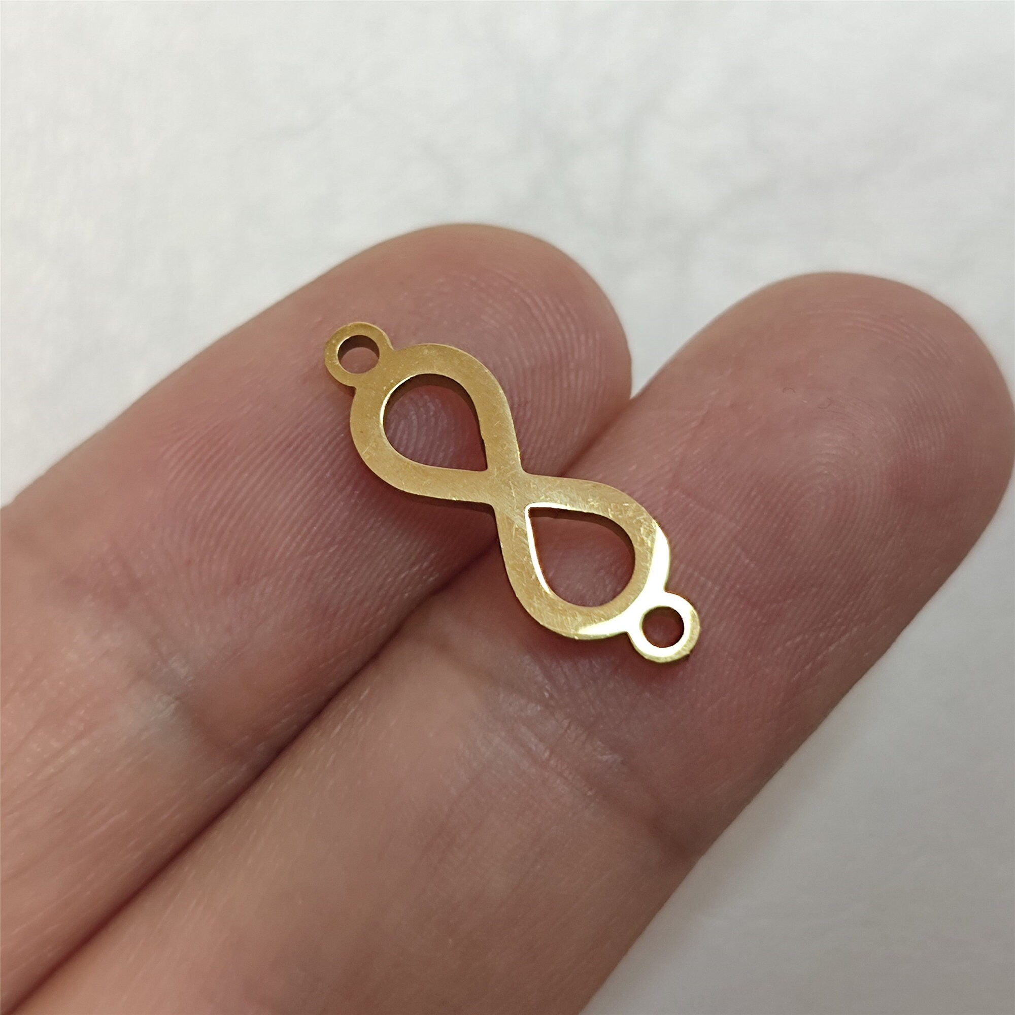 Infinite Connector Charm Stainless Steel for Jewelry Making - Etsy