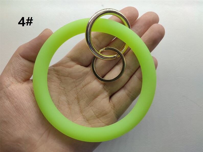 Silicone Bangle Keychain Key Holder Silicone Bracelet Wrist - Etsy