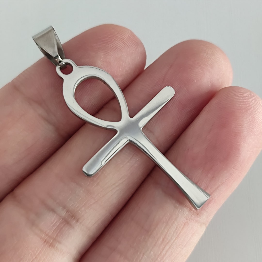 Ankh Cross Pendant Stainless Steel for Necklace - Etsy