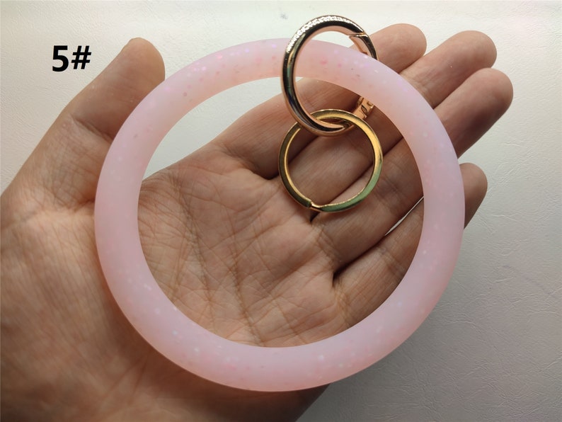 Silicone Bangle Keychain Key Holder Silicone Bracelet Wrist - Etsy