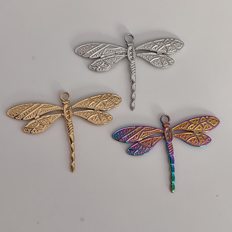Dragonfly Charms - Etsy