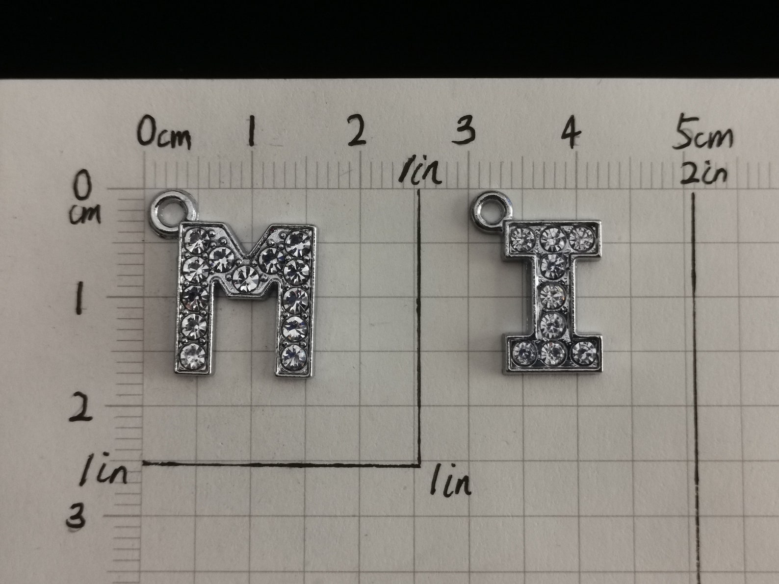 Letters A-Z Alphabet Charm Letter Initial Charm Set Large - Etsy
