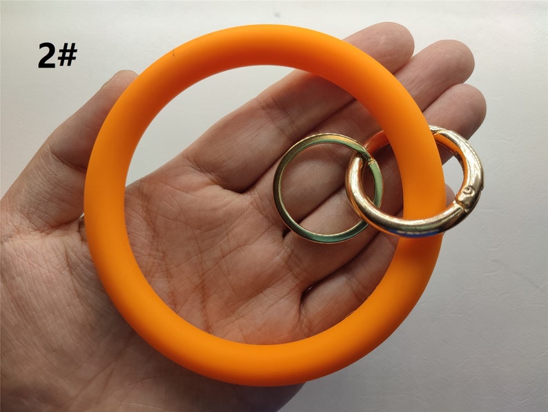 Silicone Bangle Keychain Key Holder Silicone Bracelet Wrist - Etsy
