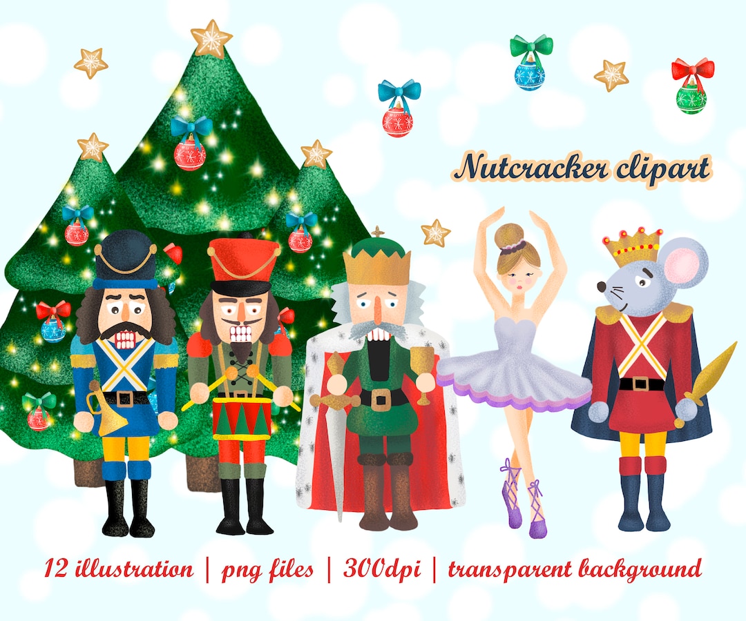 Nussknacker Clipart, Weihnachten Clipart, Winter Clipart, Nussknacker Ballett PNG - Etsy