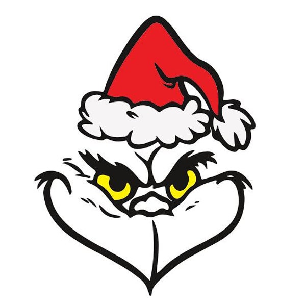 Grinch Characters Face Svg - Etsy