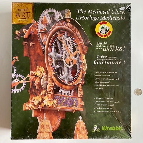 Wooden Gear Clock Kit - Etsy