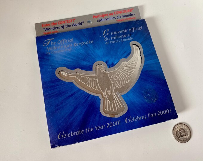 Canada Post 1999-2000 Official Millennium Keepsake Dove Coin and Stamps ...