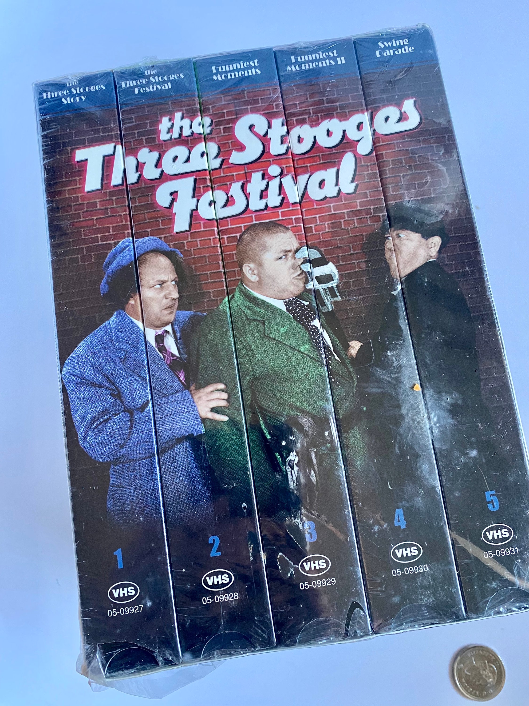 The Three Stooges Festival VHS Set, Three Stooges Collector Series ...