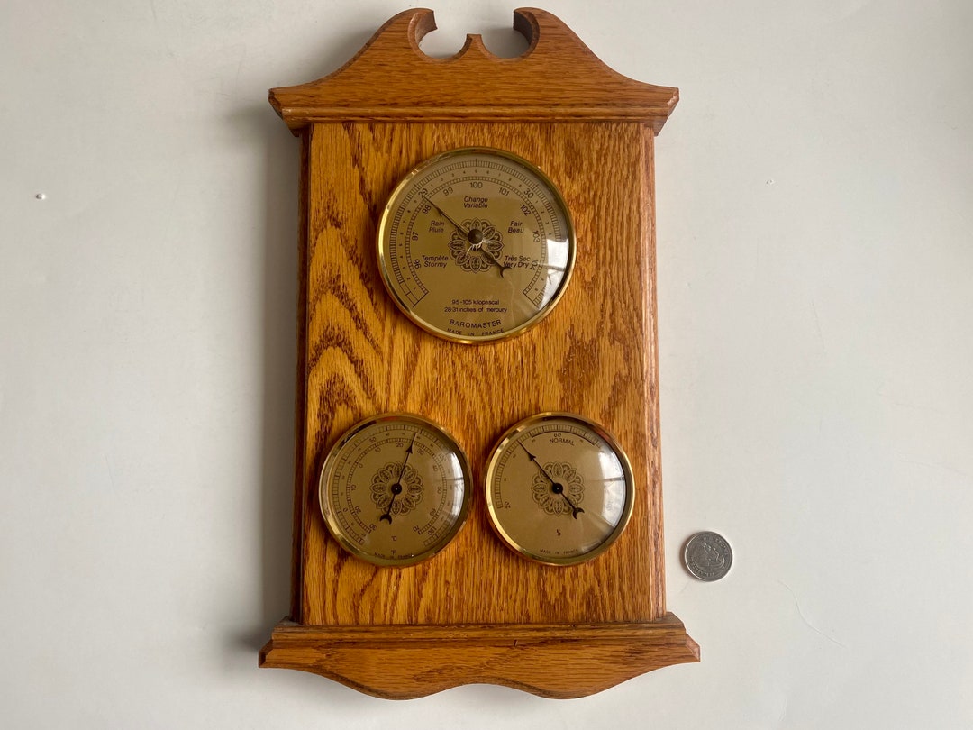 Vintage Weather Station Weather Station Wall Hanging French - Etsy