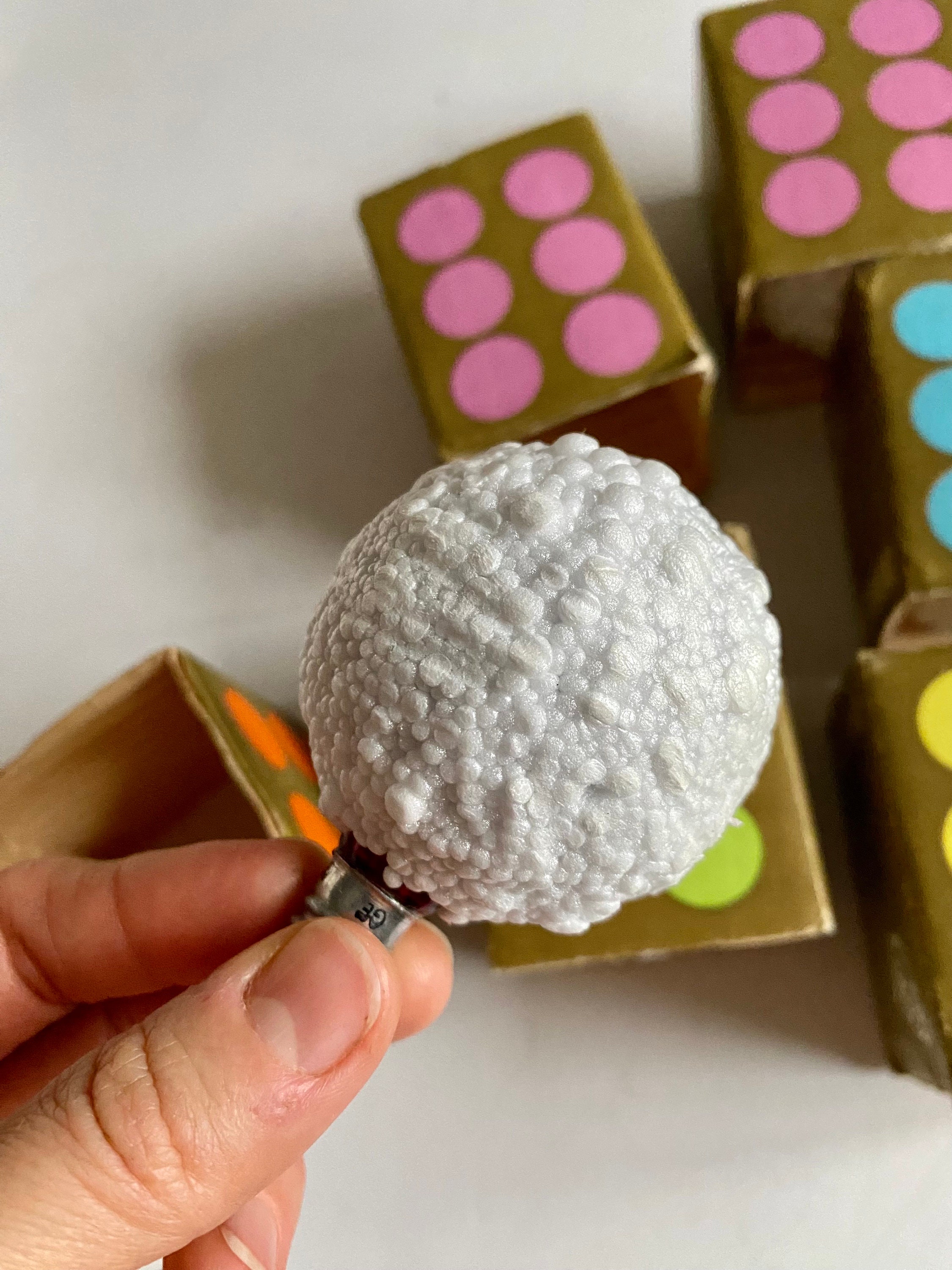 Vintage General Electric Snowball Lights SET OF 6, Collectible ...