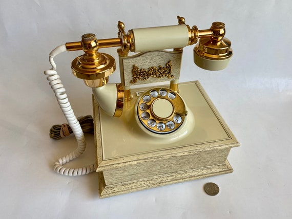 Vintage Landline Telephone Vintage Retro Rotary Phone 70s - Etsy