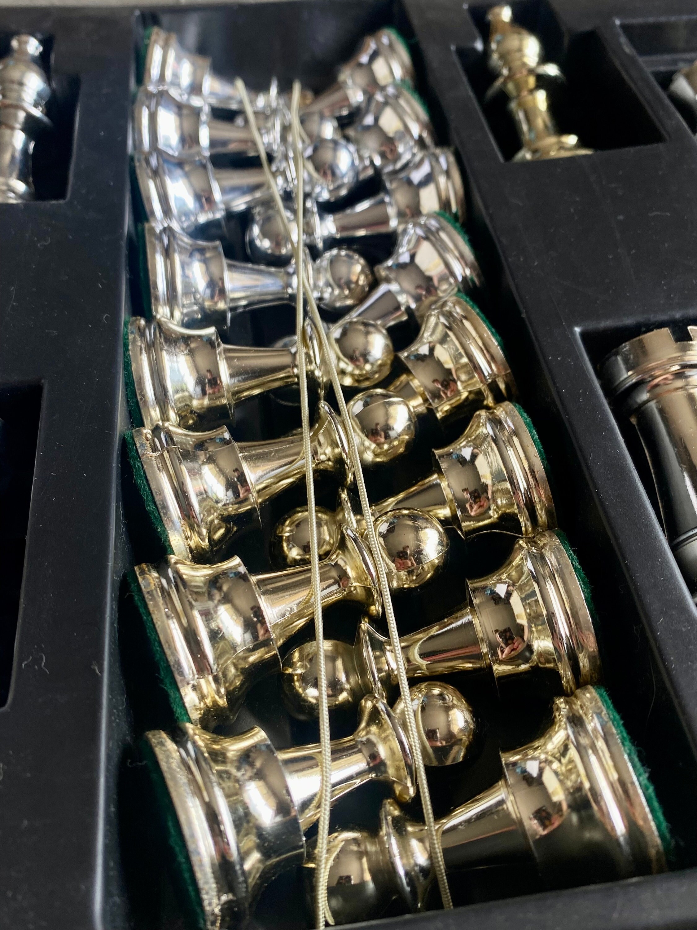 Vintage Stauton Chess Game Set Chess Set Gold and Silver - Etsy