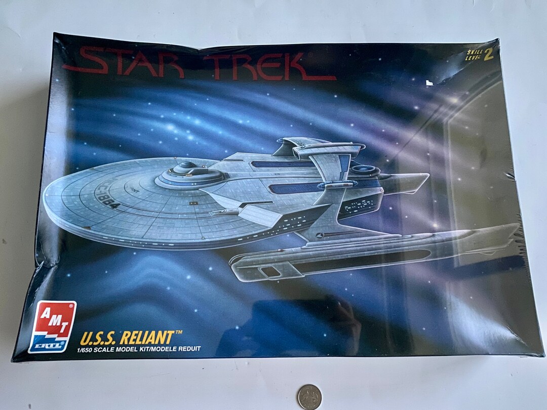 Brand New St Trek USS Reliant Model Kit, 1990s St Trek Snap Assembly ...