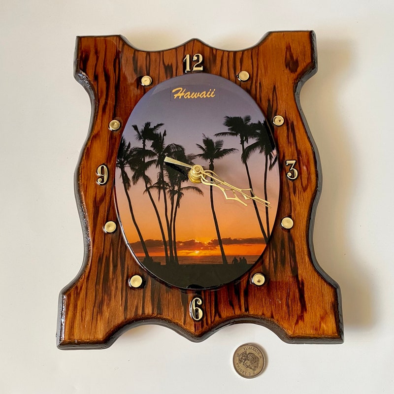 Palm Tree Clock - Etsy