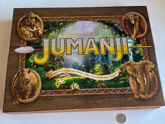 Jumanji Board Game Jumanji Wooden Box Edition Board Game - Etsy