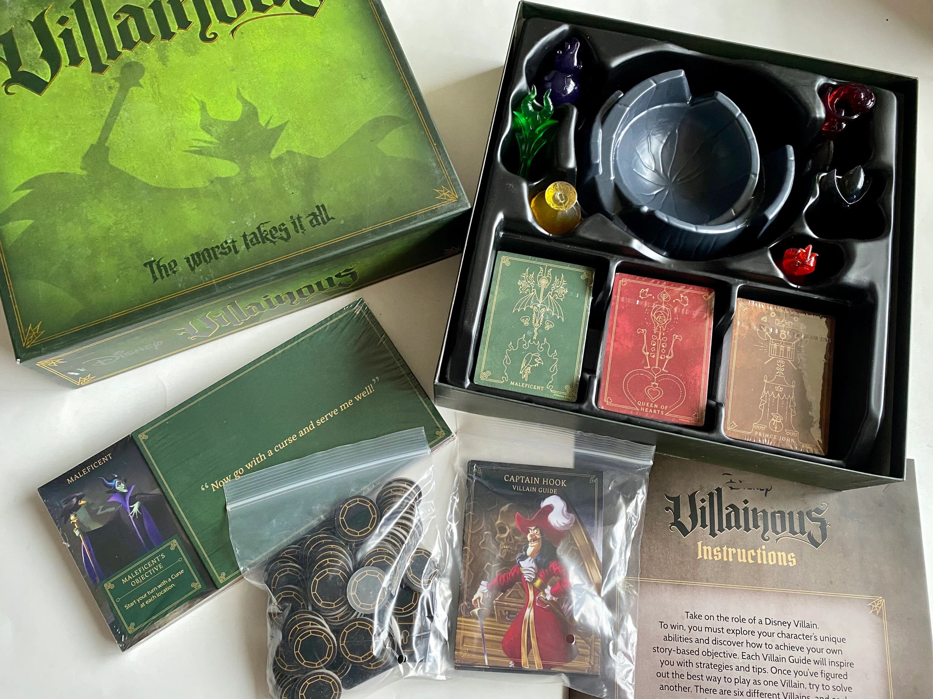 Famous Cartoon Villains Board Game, Villainous Board Game the Worst ...