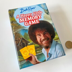 Bob Ross A Happy Little Memory Game, Bob Ross Art Game, Memory Game ...