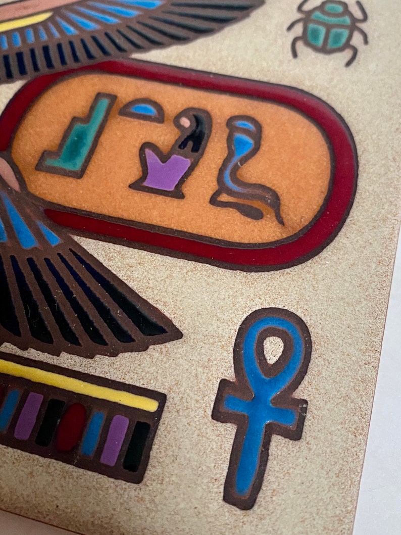 Masterwork Egyptian Goddess Art Tile Handcrafted Ceramic Tile - Etsy