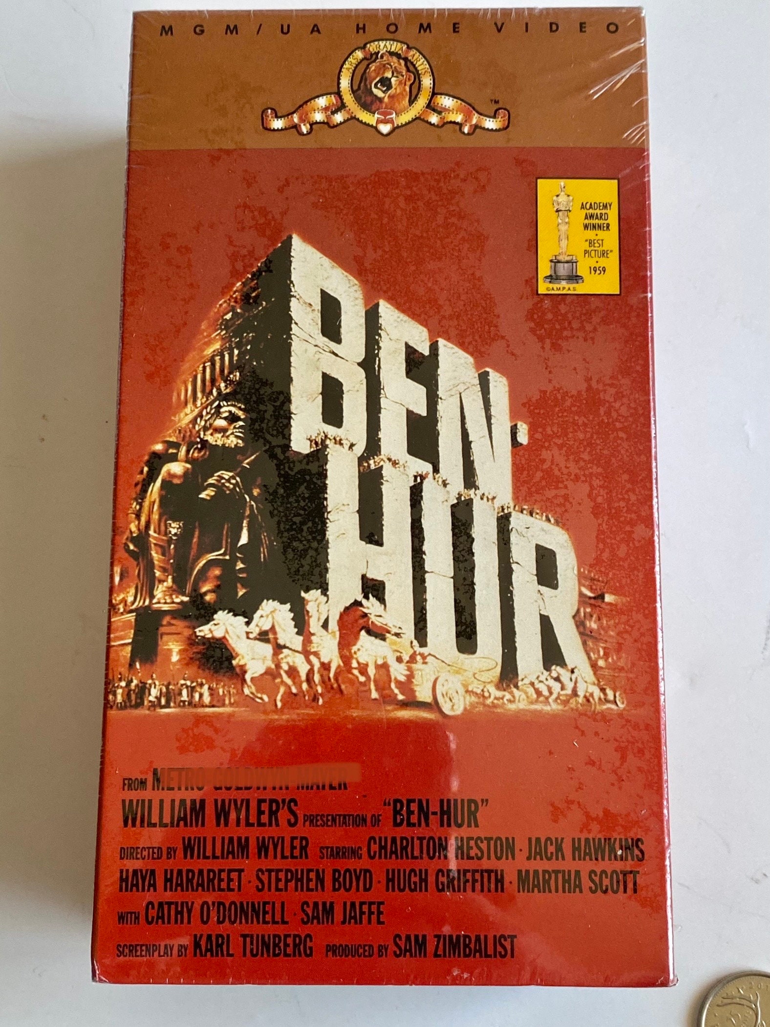Vintage Collectible Movie VHS Tape, Ben-hur Movie VHS, Golden Hollywood ...
