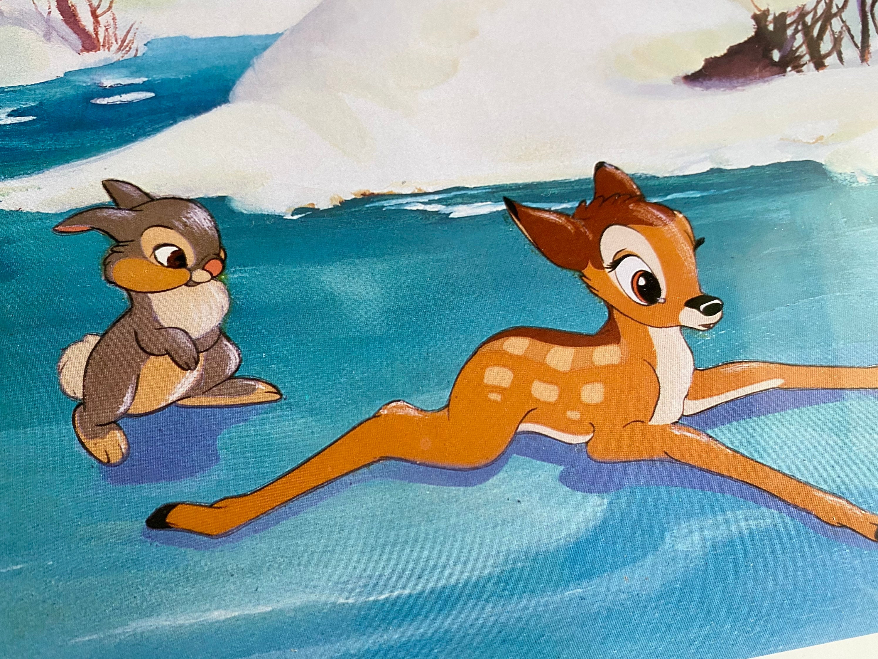 Bambi And Thumper On Ice