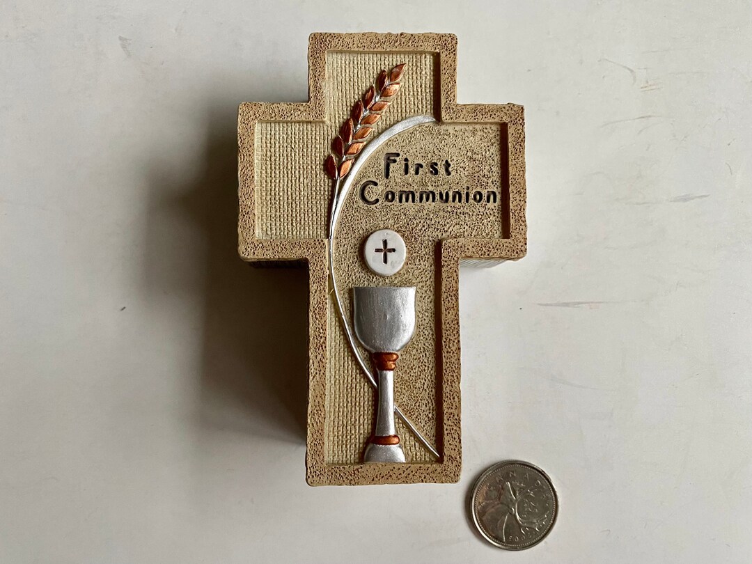 First Communion Box, Cross Shaped First Communion Box, Catholic ...