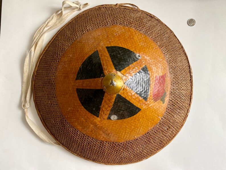 Vintage Chinese Rice Hat Asian Sun Hat Asian Conical Hat - Etsy