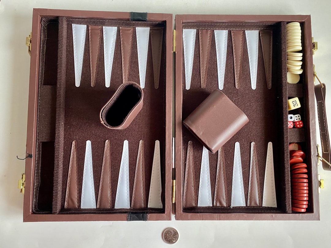 Vintage Backgammon Table Game 1980s Backgammon Board Game - Etsy