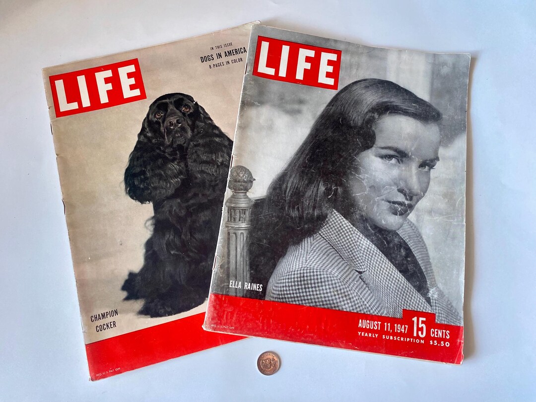 Vintage Life Magazines, 1940s Magazines, 40s Magazines, Old Magazines ...