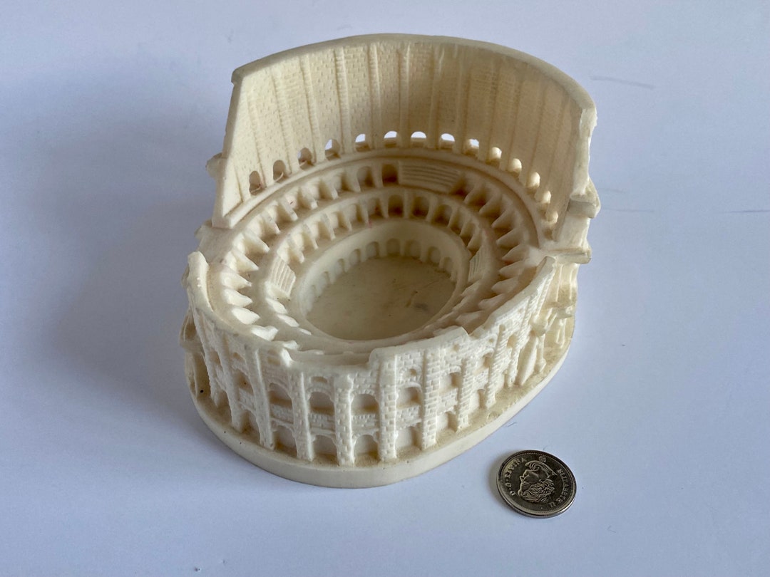 Vintage Colosseum Sculpture, Roman Colosseum Decor, Ancient ...