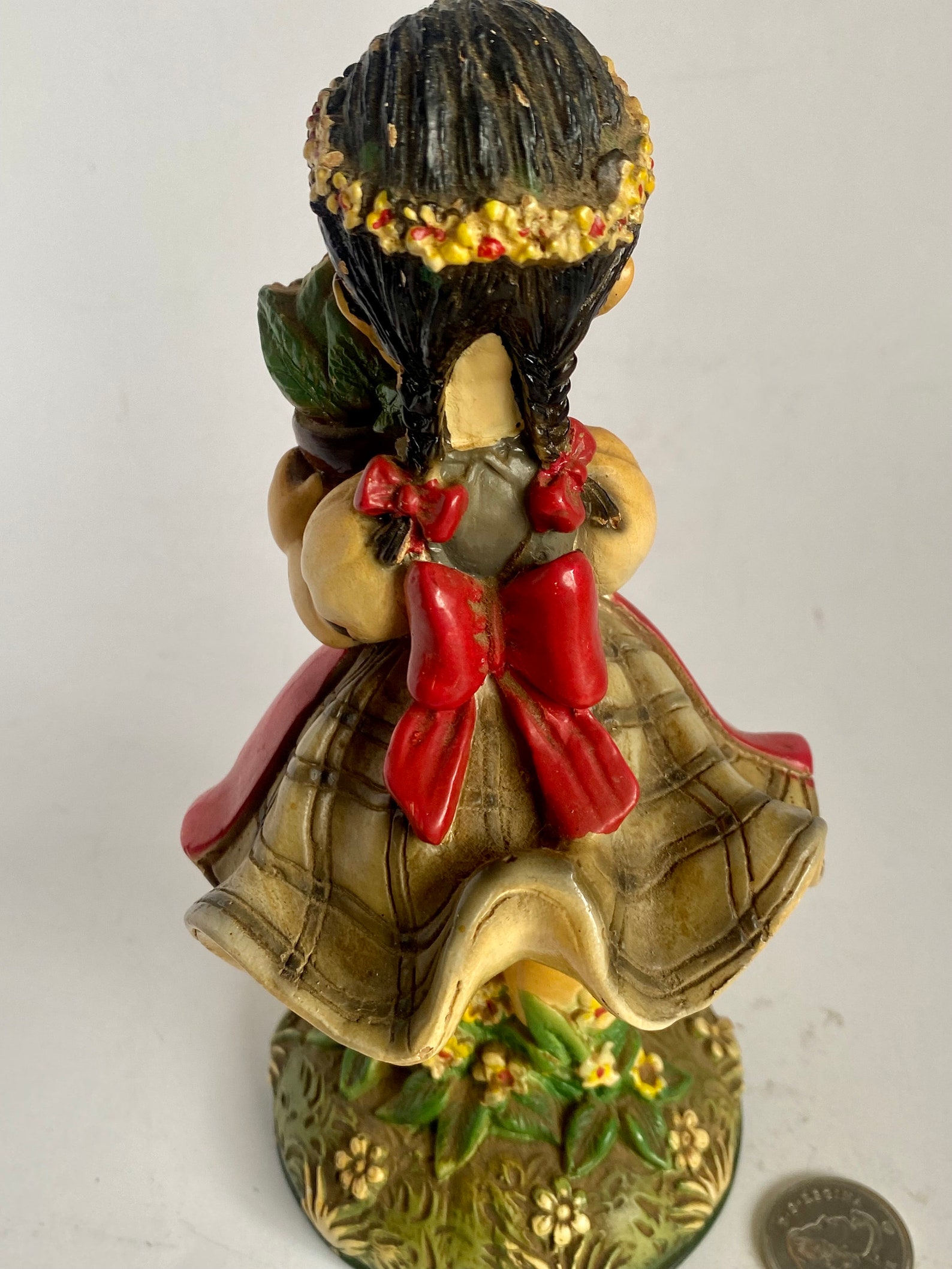 Vintage Chalkware Figurine, 1950s Chalkware Doll Sculpture, Grandmacore ...