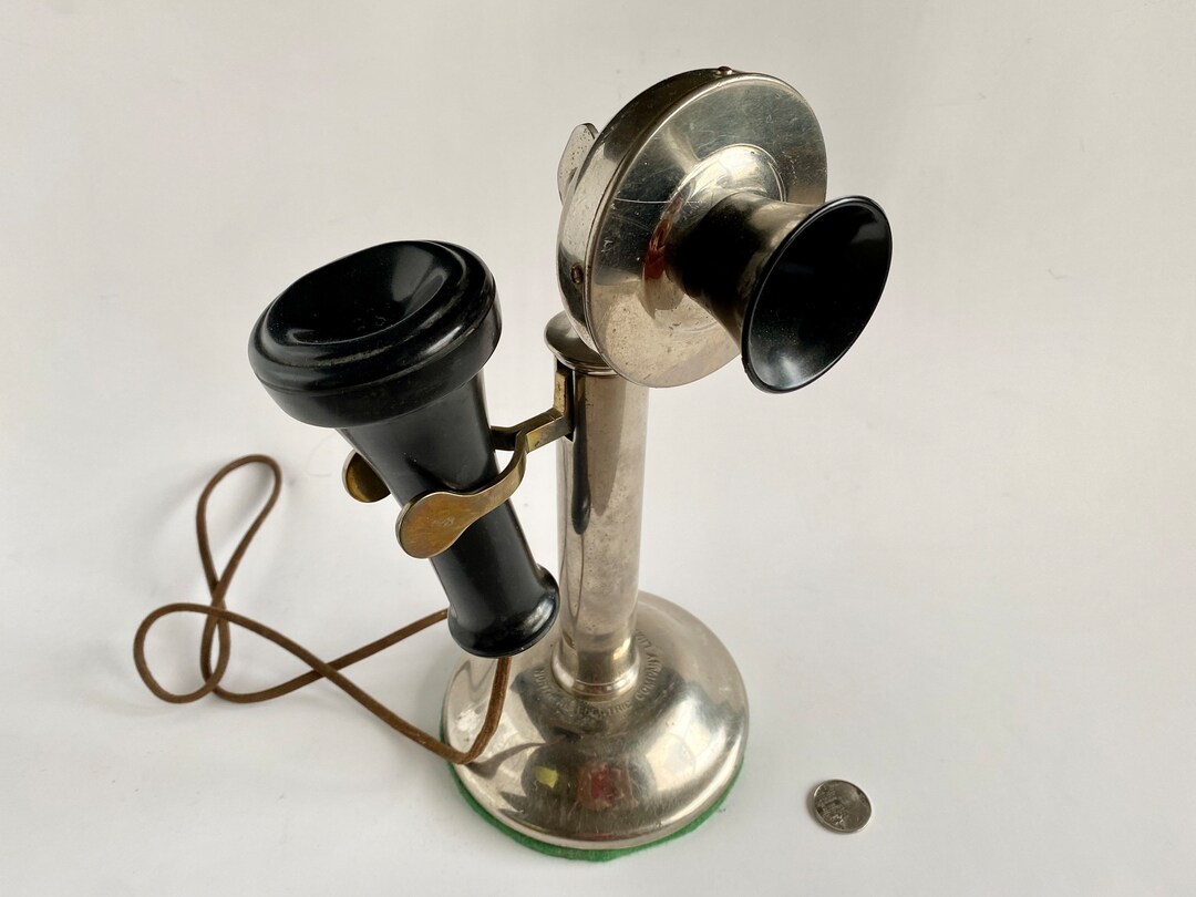 Antique Northern Electronic Company USA Candlestick Phone, Antique ...