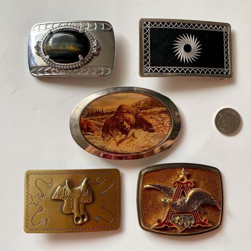 Vintage Belt Buckle - Etsy