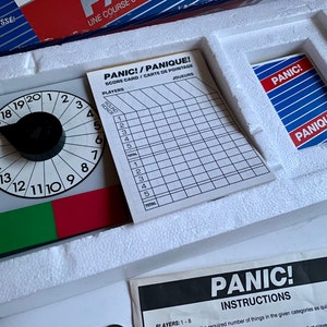 Vintage Panic Board Game Rare Family Card Game Playtoy - Etsy