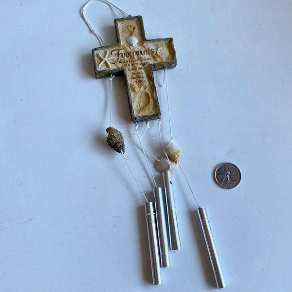 Cross Wind Chime - Etsy