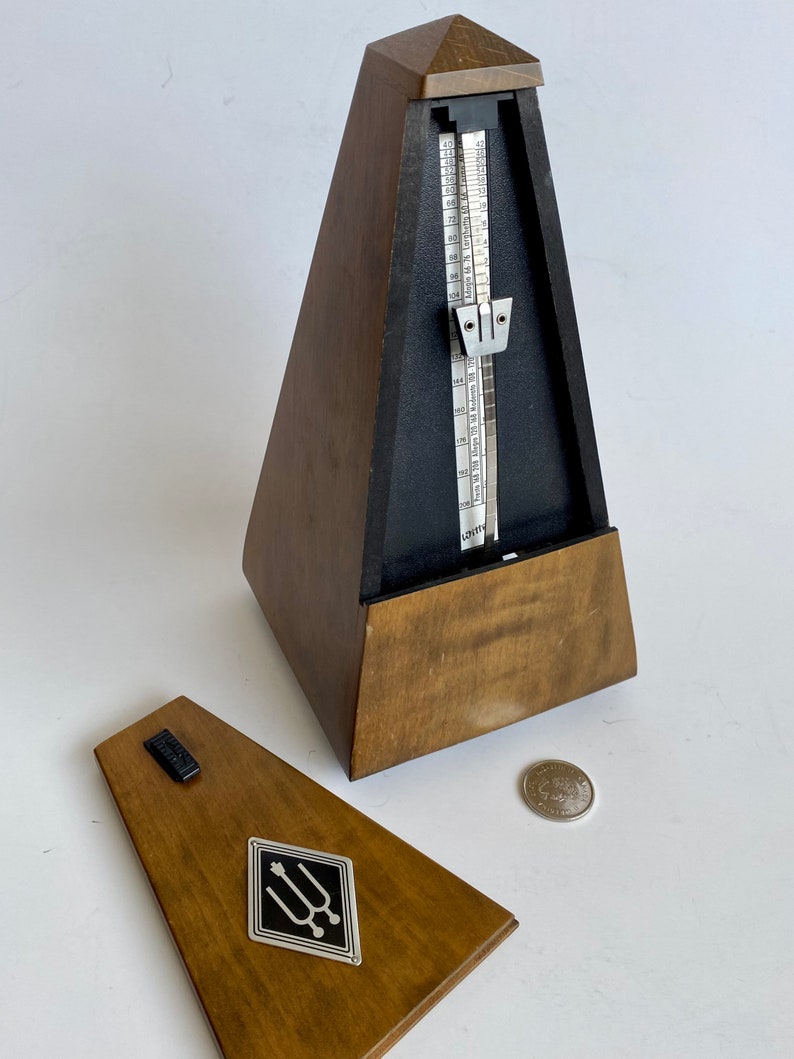 Wittner Metronome w/ Bell German Metronome Wittner Bell Wood - Etsy 日本