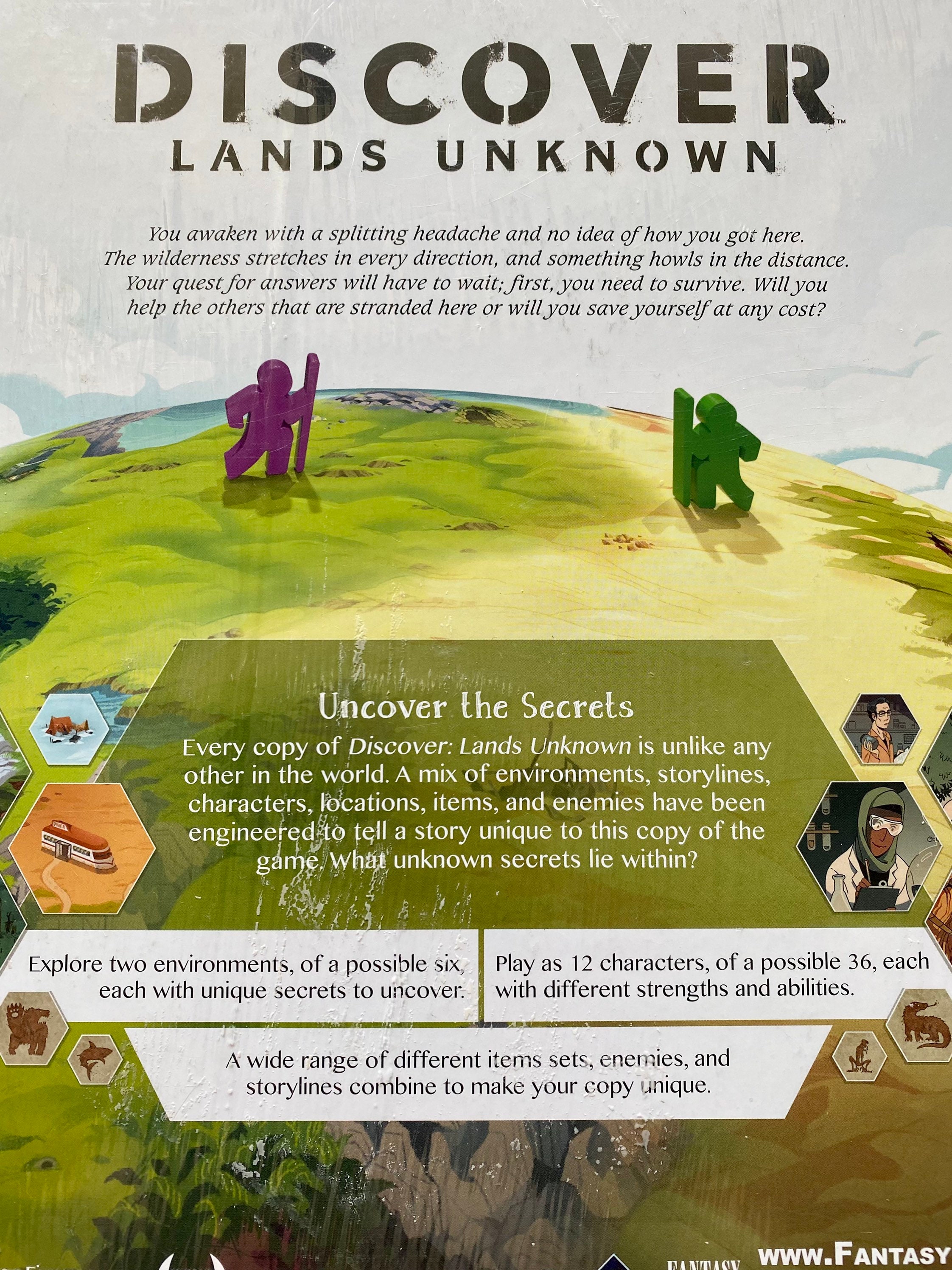 Discover Lands Unknown Board Game Survival Board Game - Etsy