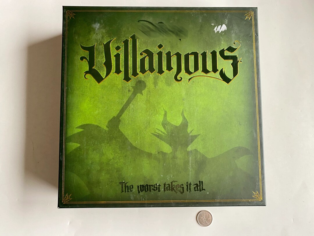Famous Cartoon Villains Board Game, Villainous Board Game the Worst ...