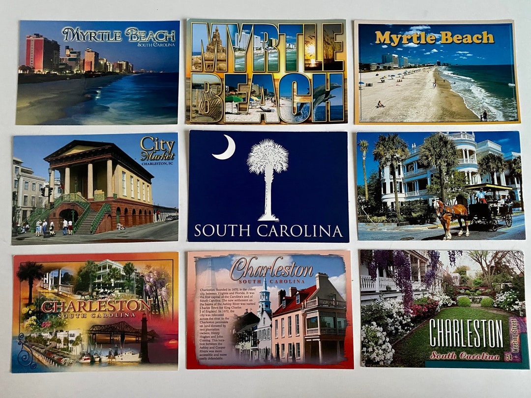 Vintage Postcards, South Caroline Postcards, Charleston Postcards ...