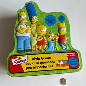 The Simpsons Trivia Game, the Simpsons Collectible Game, Vintage the ...