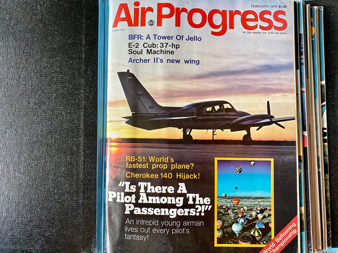 Vintage Collection Lot of 9x 1976 Air Progress Magazines, Air Progress ...
