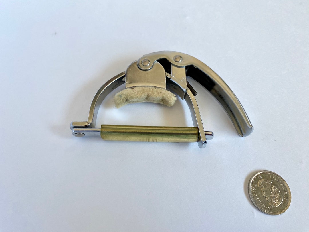 Vintage Acoustic Guitar Capo Made in Japan, 1960s Guitar Capo, Polished ...