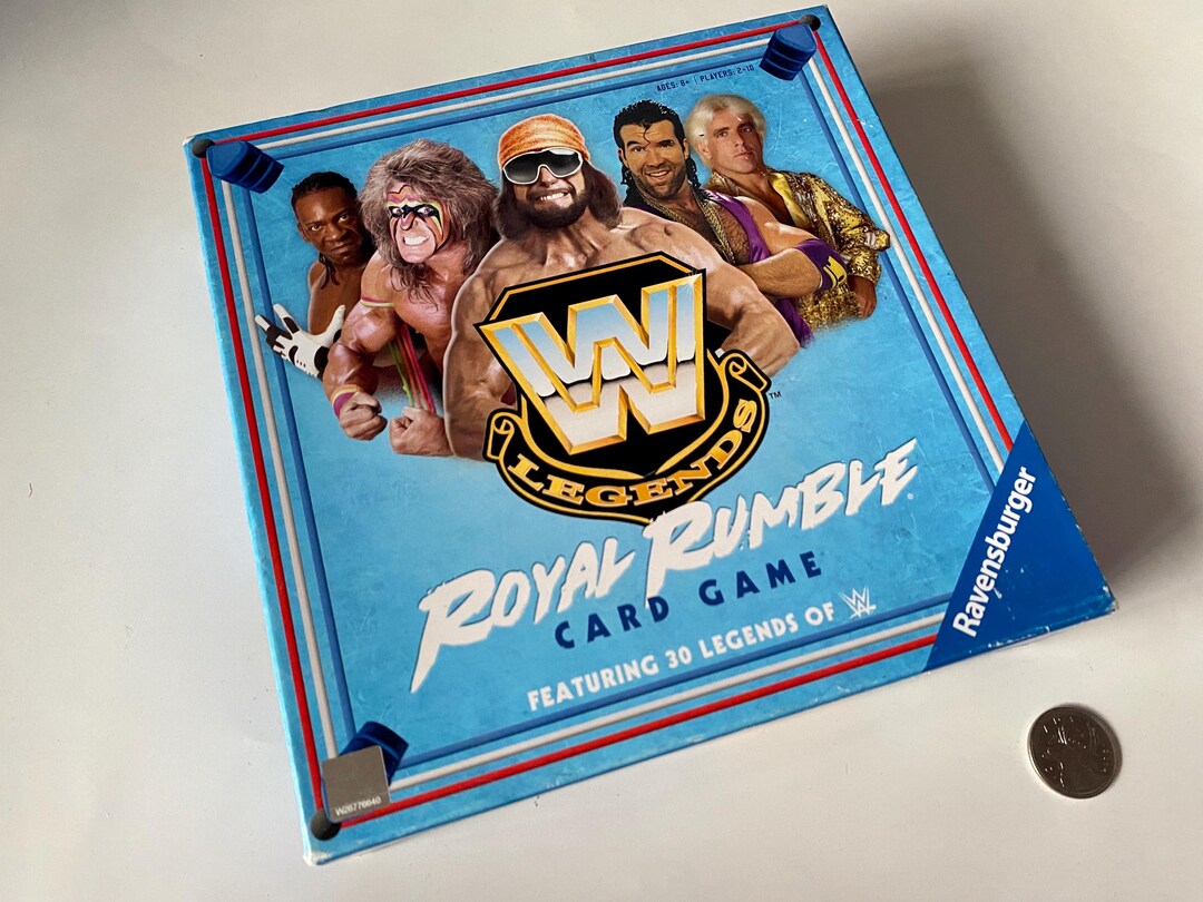 Brand New Pro Wrestling Card Game, Wrestling Legends Royal Rumble Card ...