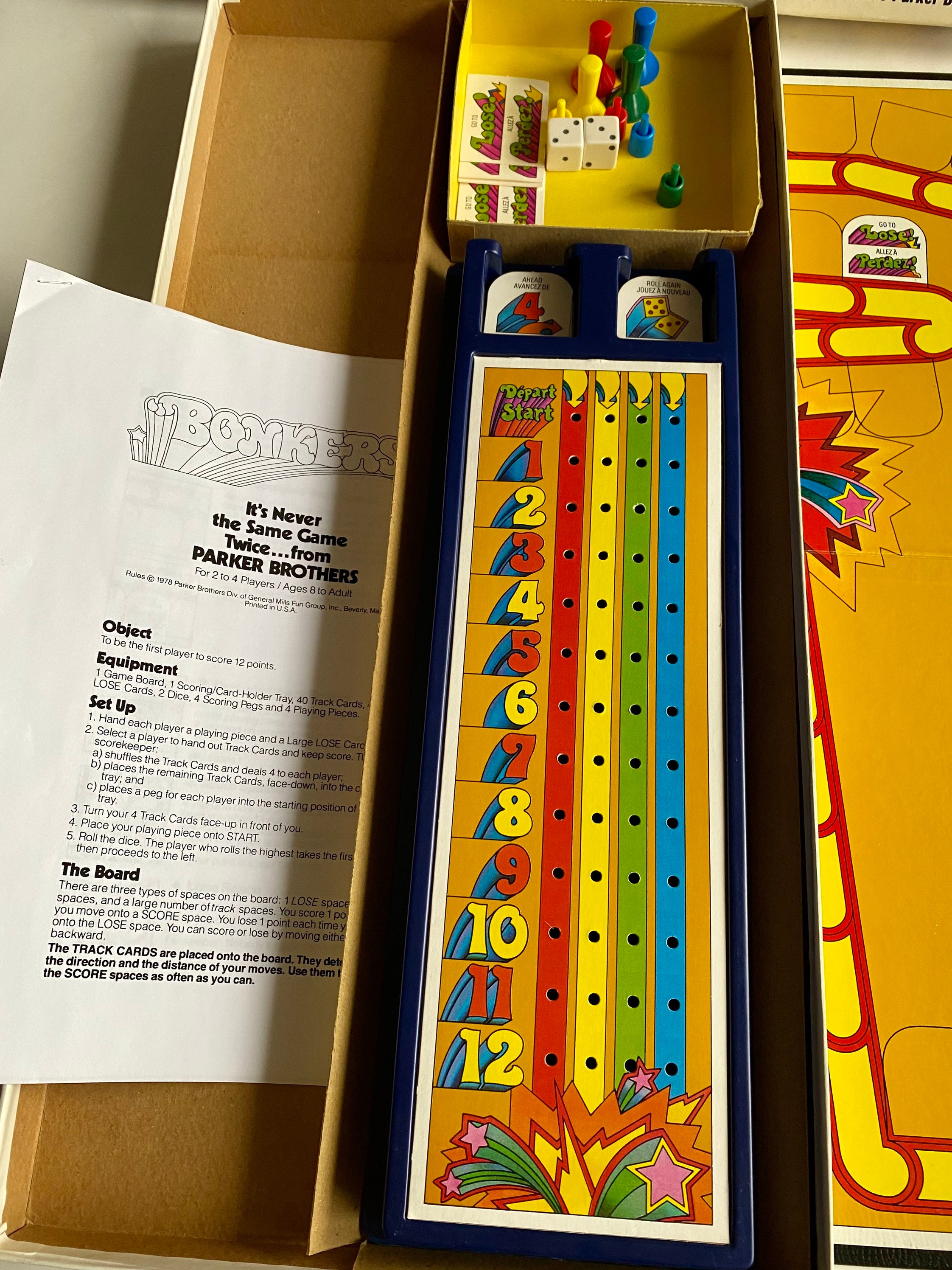 Vintage the Game is Bonkers Board Game COMPLETE, 1970s Board Game ...